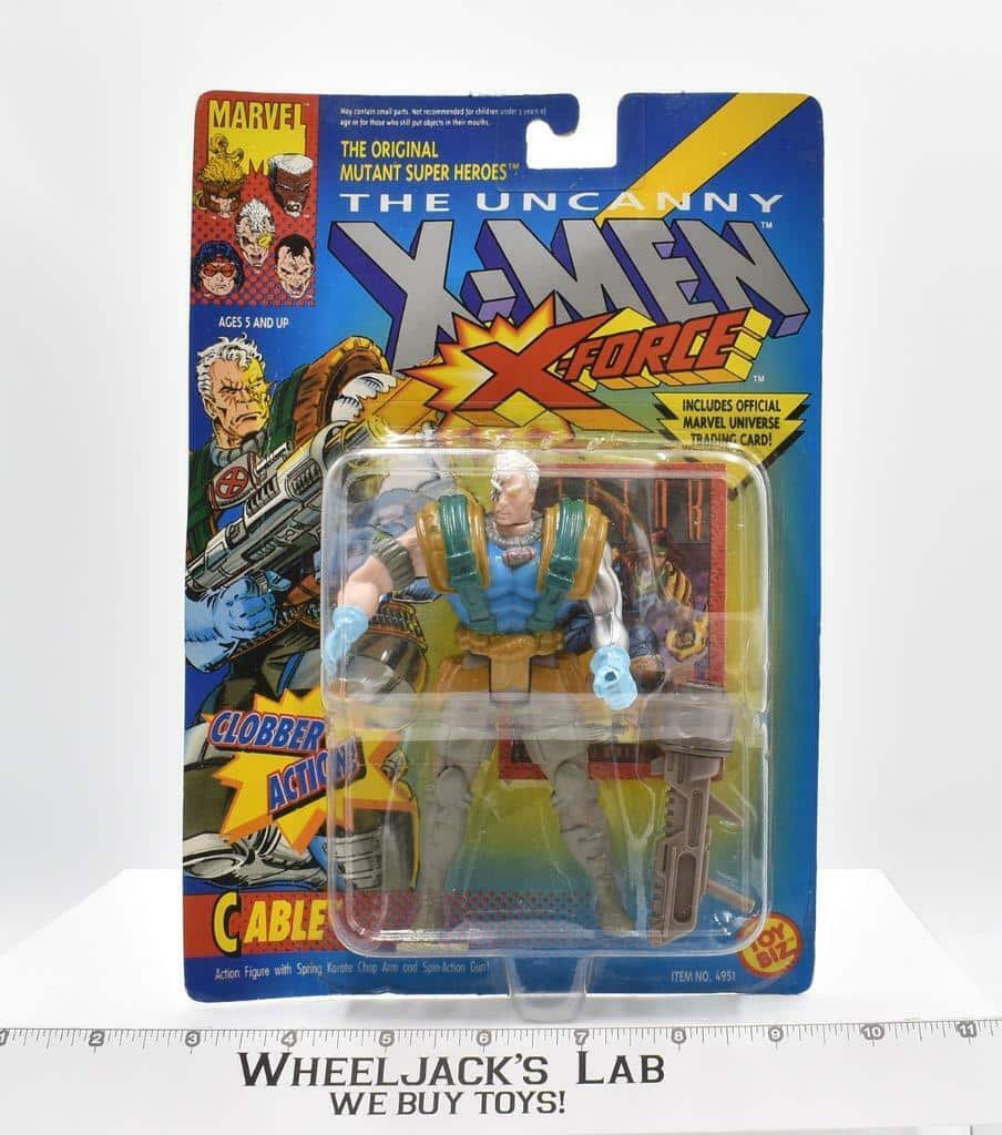Cable Marvel Comics The Uncanny X-Men X-Force MOSC 1992 Toybiz ...