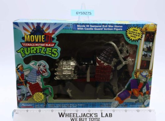 Evil War Horse W/ Castle Guard Movie III TMNT 1992 Playmates Figure ...