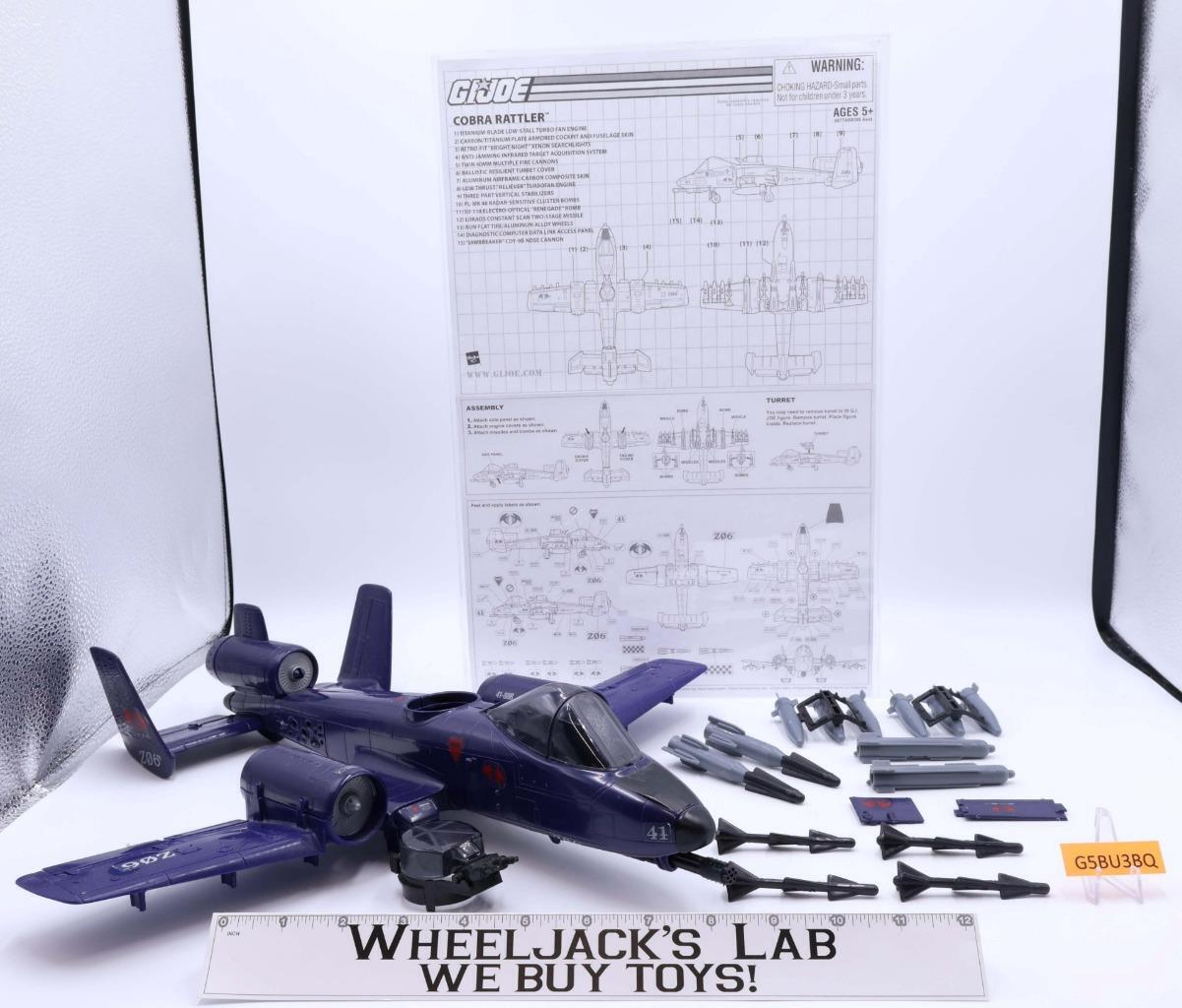 Cobra Rattler Complete G.I. Joe 25th Anniversary 2008 Hasbro Figure ...