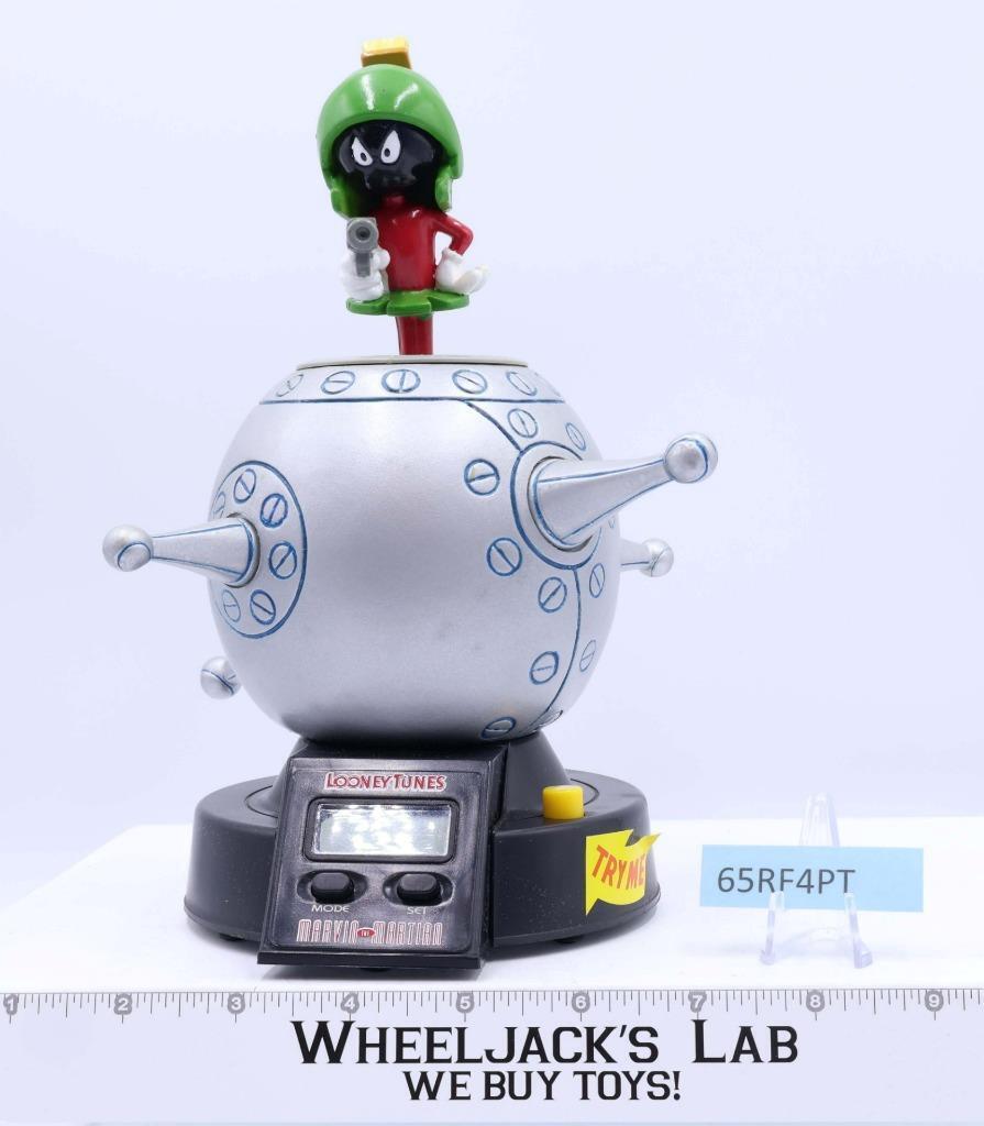Marvin the Martian Looney Tunes Talking Alarm Clock 1998 Warner Bros ...