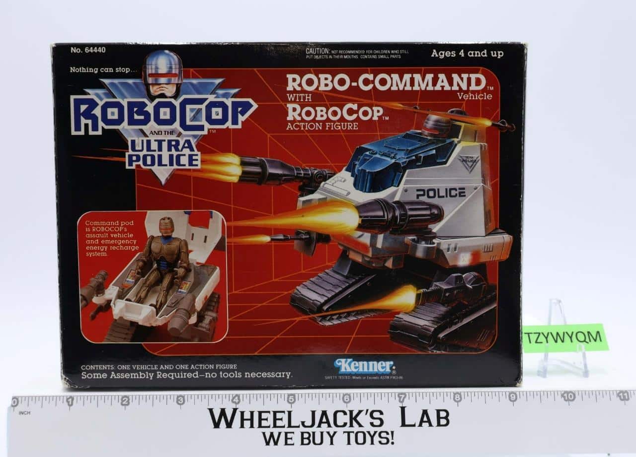 Robo Command Robo Cop Ultra Police 1990 Kenner Vintage Action Figure ...