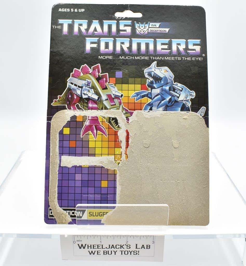 Slugfest & Overkill Cardback Vintage Hasbro 1987 G1 Transformers Action ...
