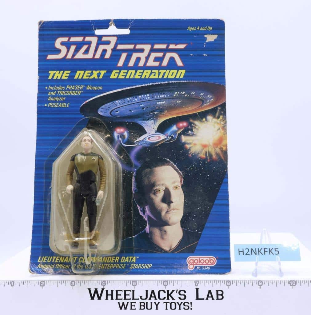 Lieutenant Commander Data Star Trek The Next Generation 1988 Galoob NEW ...