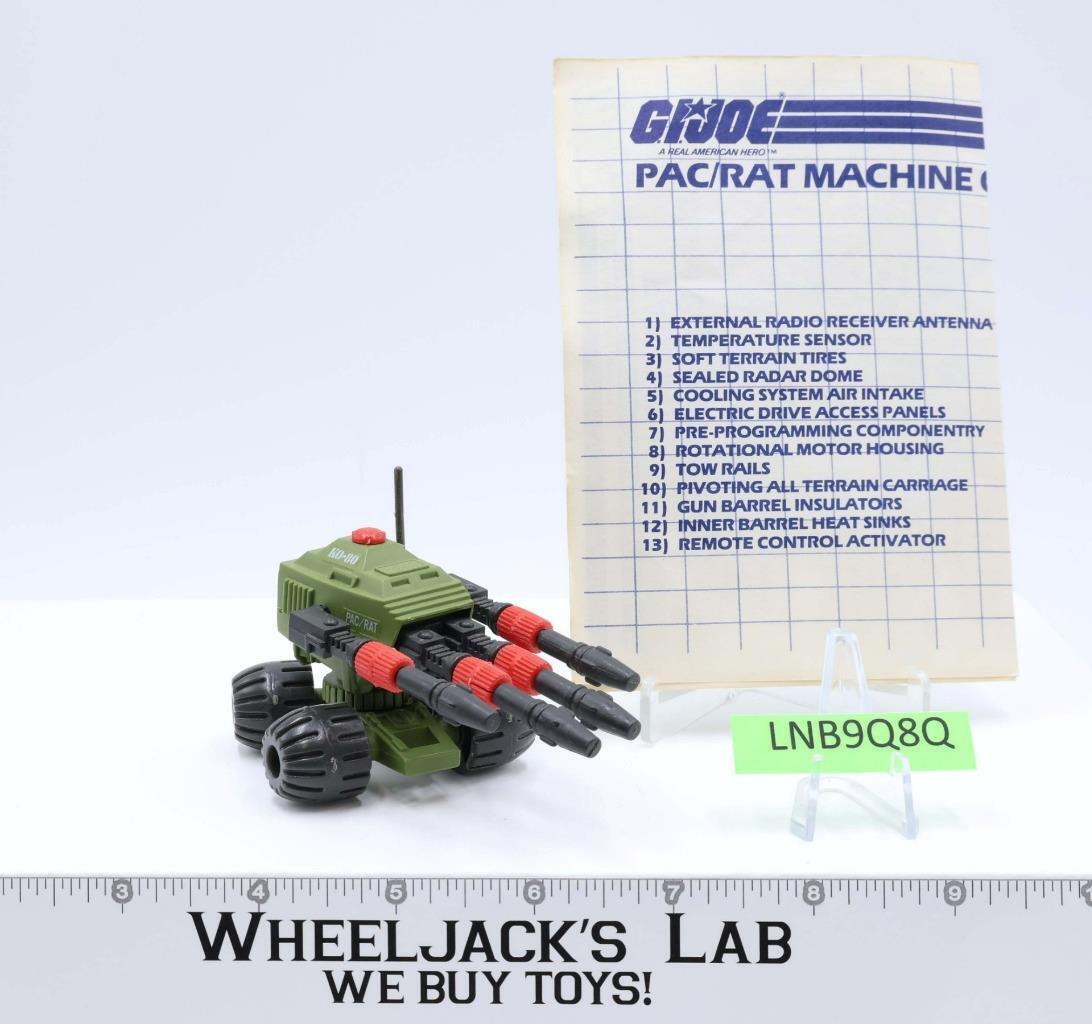 Pac/Rat Machine Gun G.I. Joe 1983 Hasbro Vintage Vehicle - Wheeljack's Lab