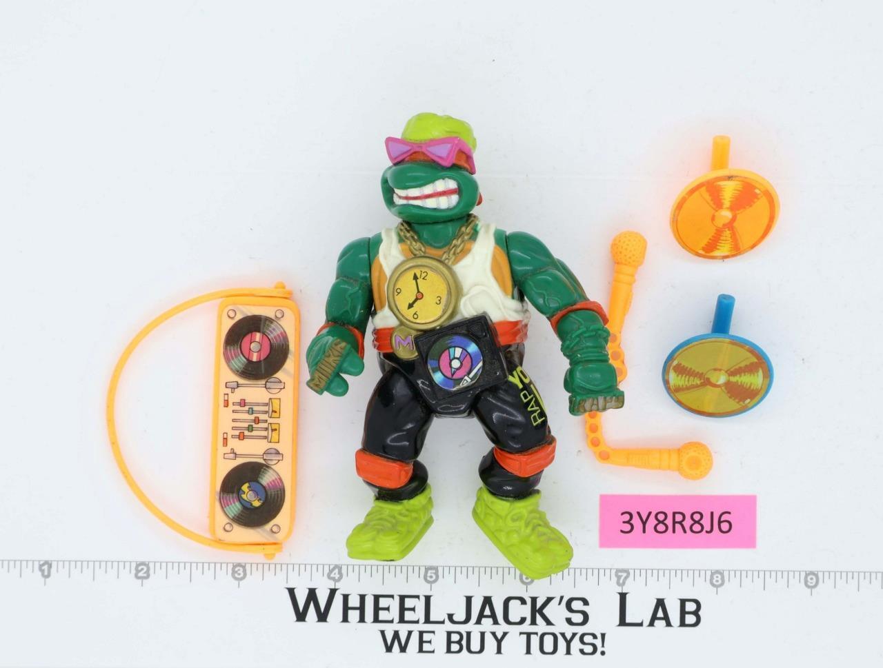 Rappin' Mike 100% Complete 1991 TMNT Teenage Mutant Ninja Turtle ...