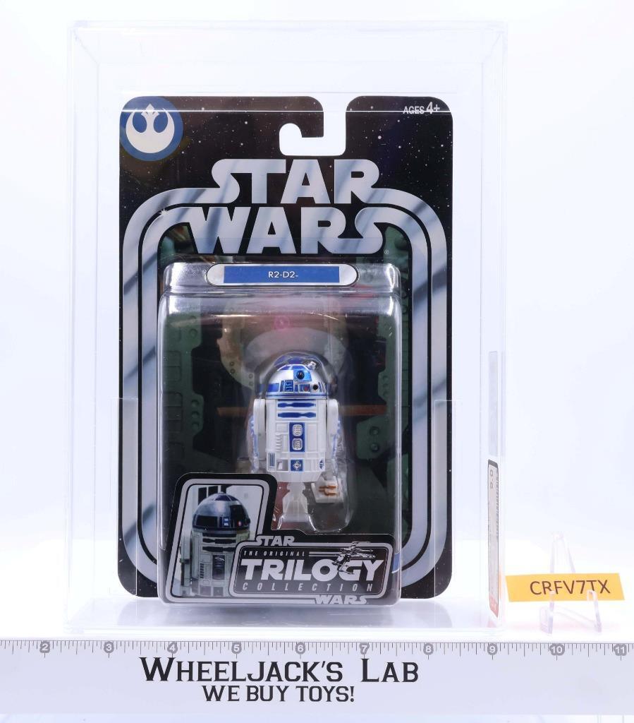 R2-D2 AFA GRADED 9.0 Star Wars Original Trilogy Collection 2004 Hasbro ...
