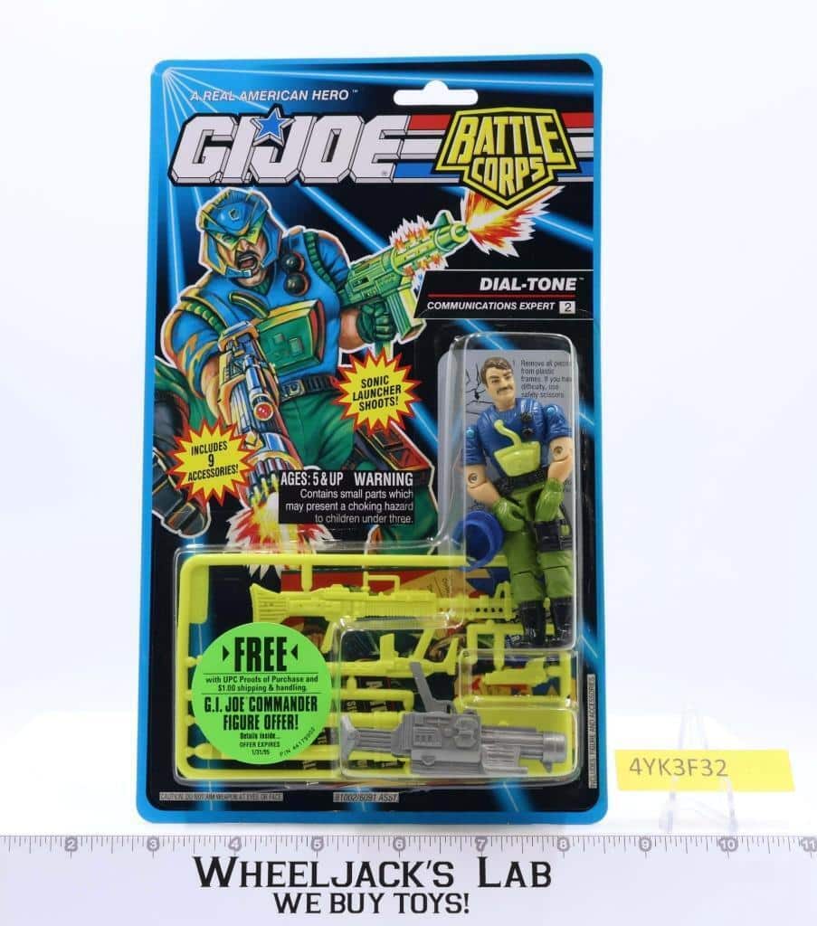 Dial Tone GI Joe Battle Corps 1993 Hasbro Action Figure NEW MOSC SEALED ...
