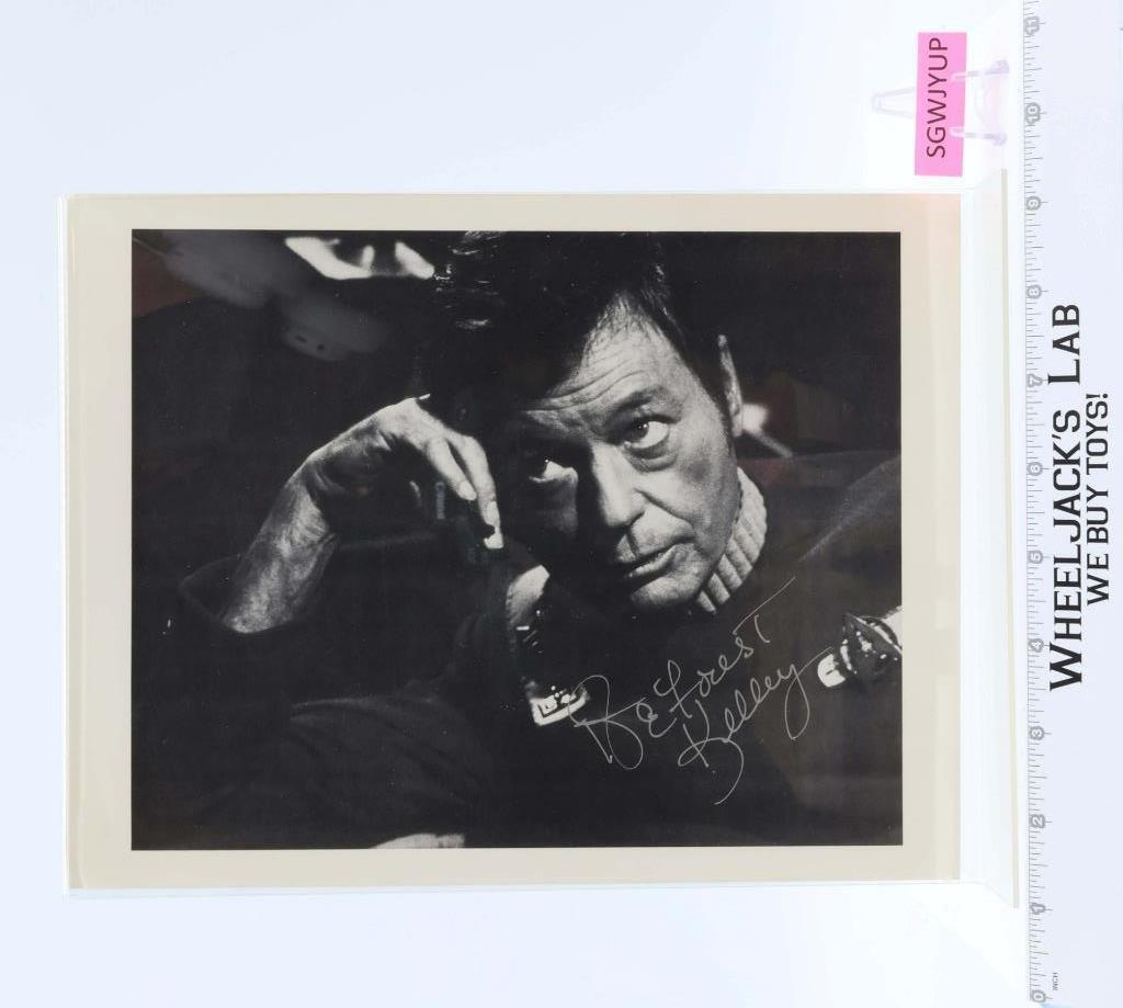 Dr. McCoy Star Trek Original Series DeForest Kelley AUTOGRAPHED Picture ...