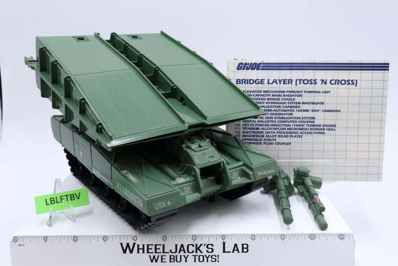 Bridge Layer 100% Complete G.I. Joe 1984 Hasbro Vintage Vehicle Action ...