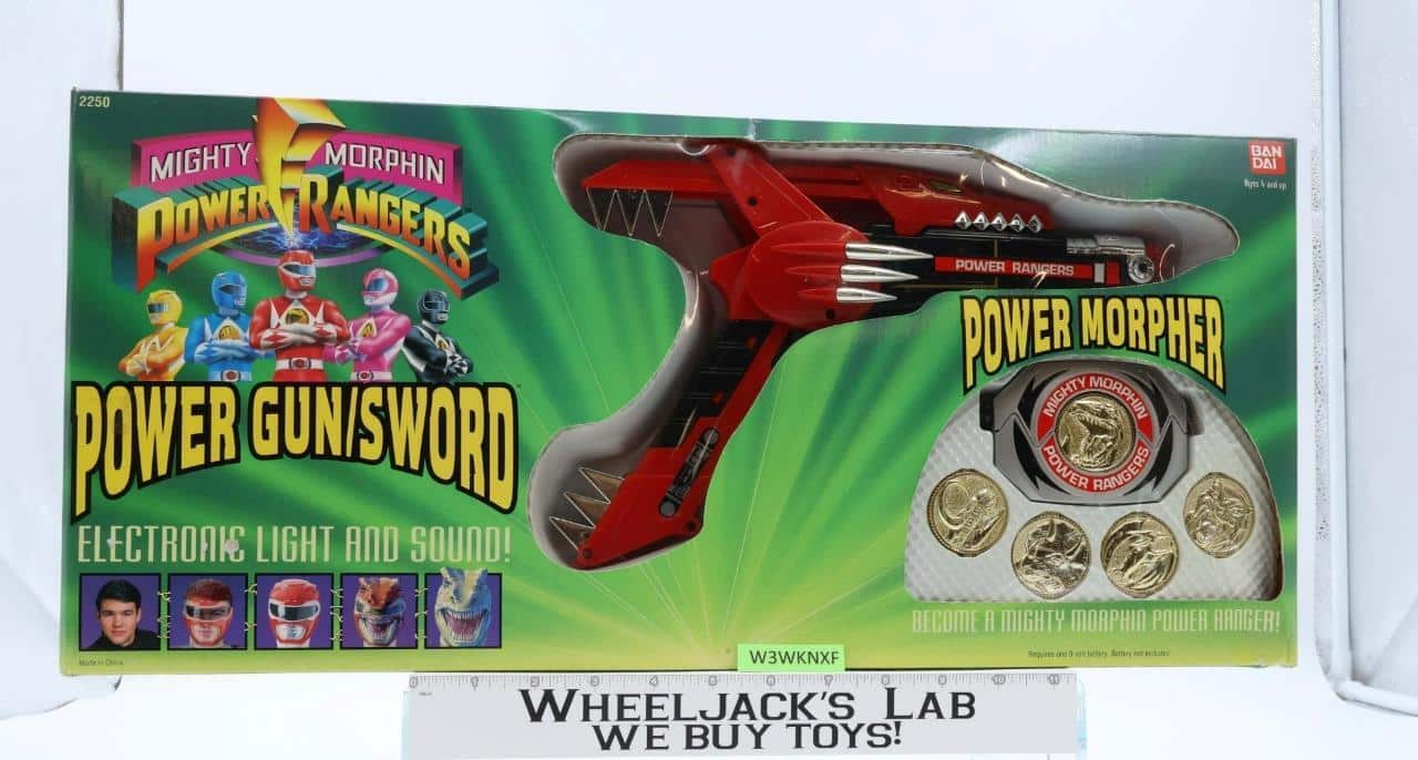 Power Gun/Sword Mighty Morphin Power Rangers 1994 Bandai NEW MISB ...