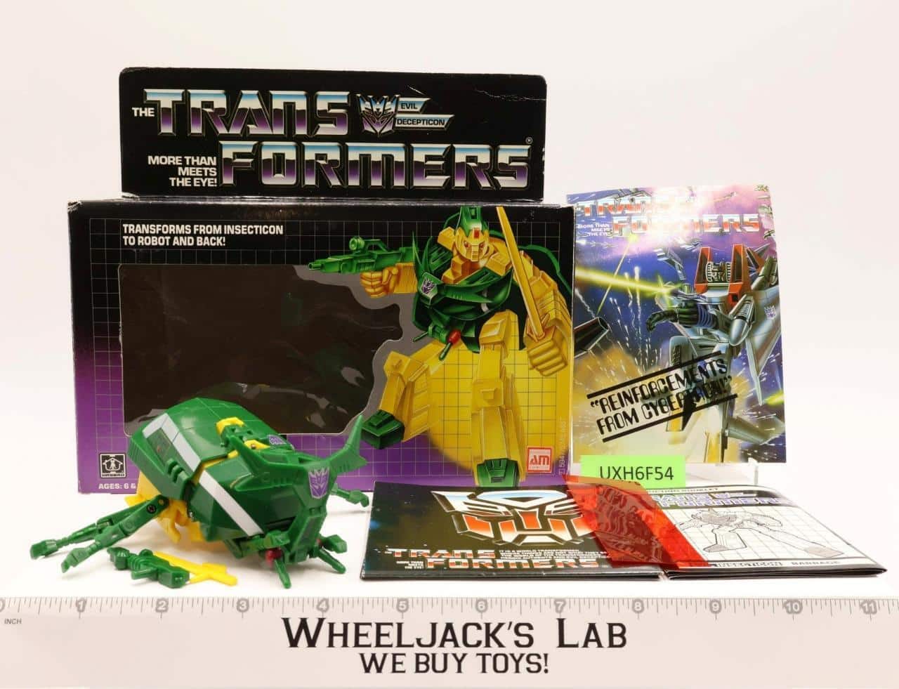 Barrage 100% Complete W/Box 1985 Vintage G1 Transformers Hasbro Action ...