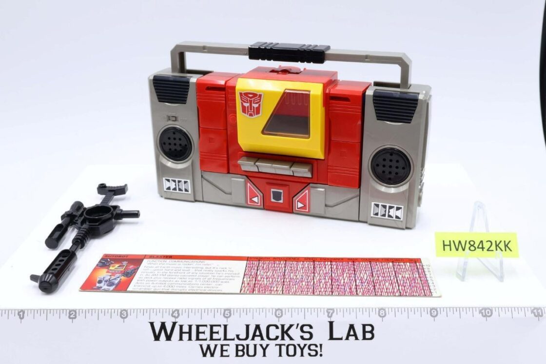 Blaster 100% Complete 1985 Vintage G1 Transformers Boombox Action ...