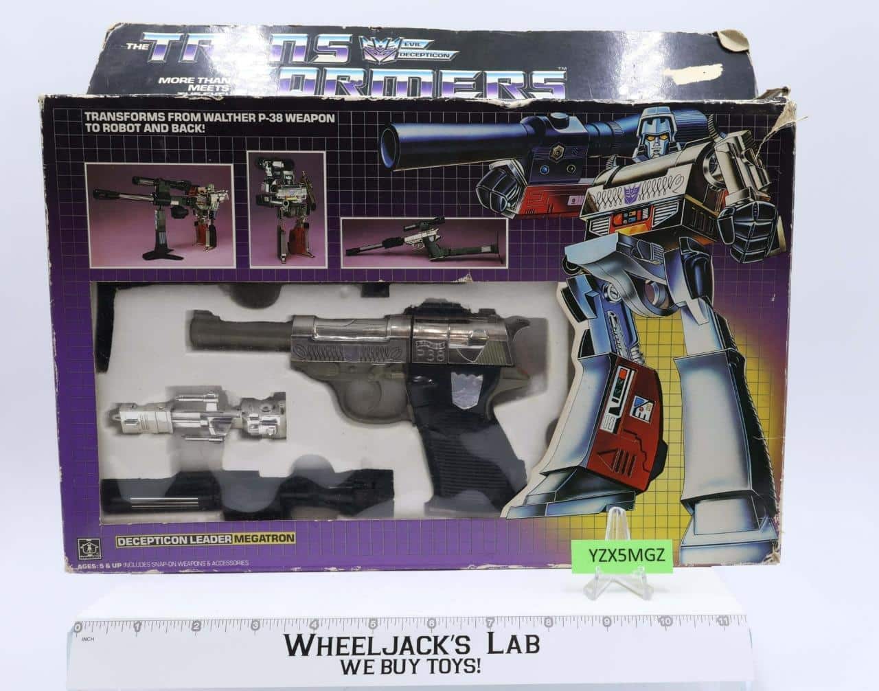 Megatron 100% Complete NR MINT FIGURE W/Box G1 Transformers 1984 Hasbro ...