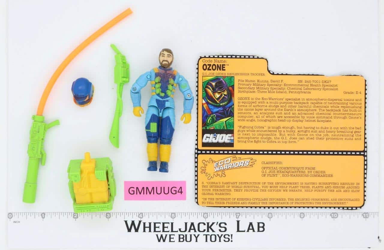 Ozone V1 100% Complete G.I. Joe 1991 Hasbro Action Figure Vintage ...