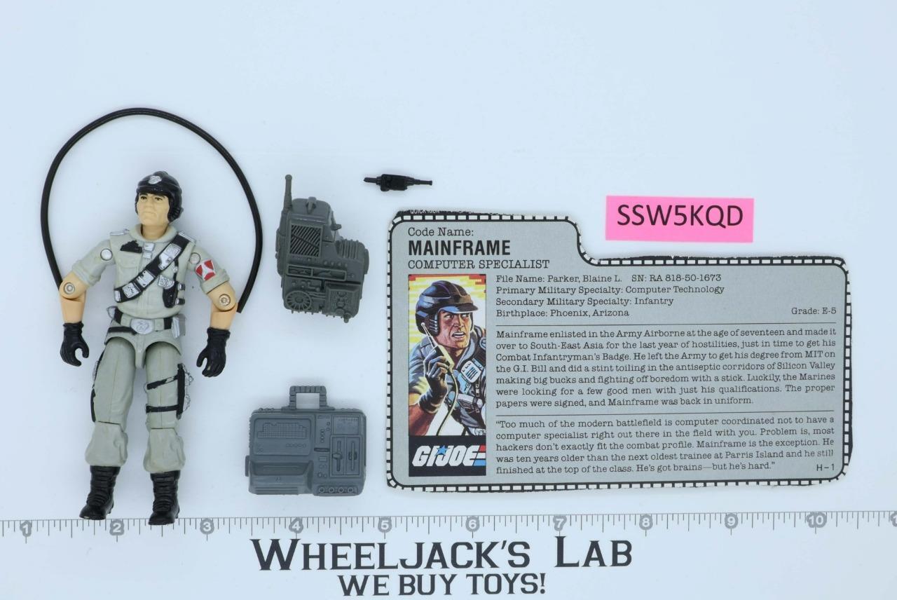 Mainframe V1 100% Complete G.I. Joe 1986 Hasbro Vintage Action Figure ...