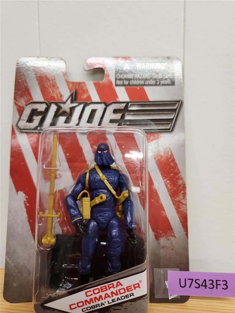 Cobra Commander BLUE G.I. Joe Dollar General Exclusive 2011 Hasbro MOSC ...