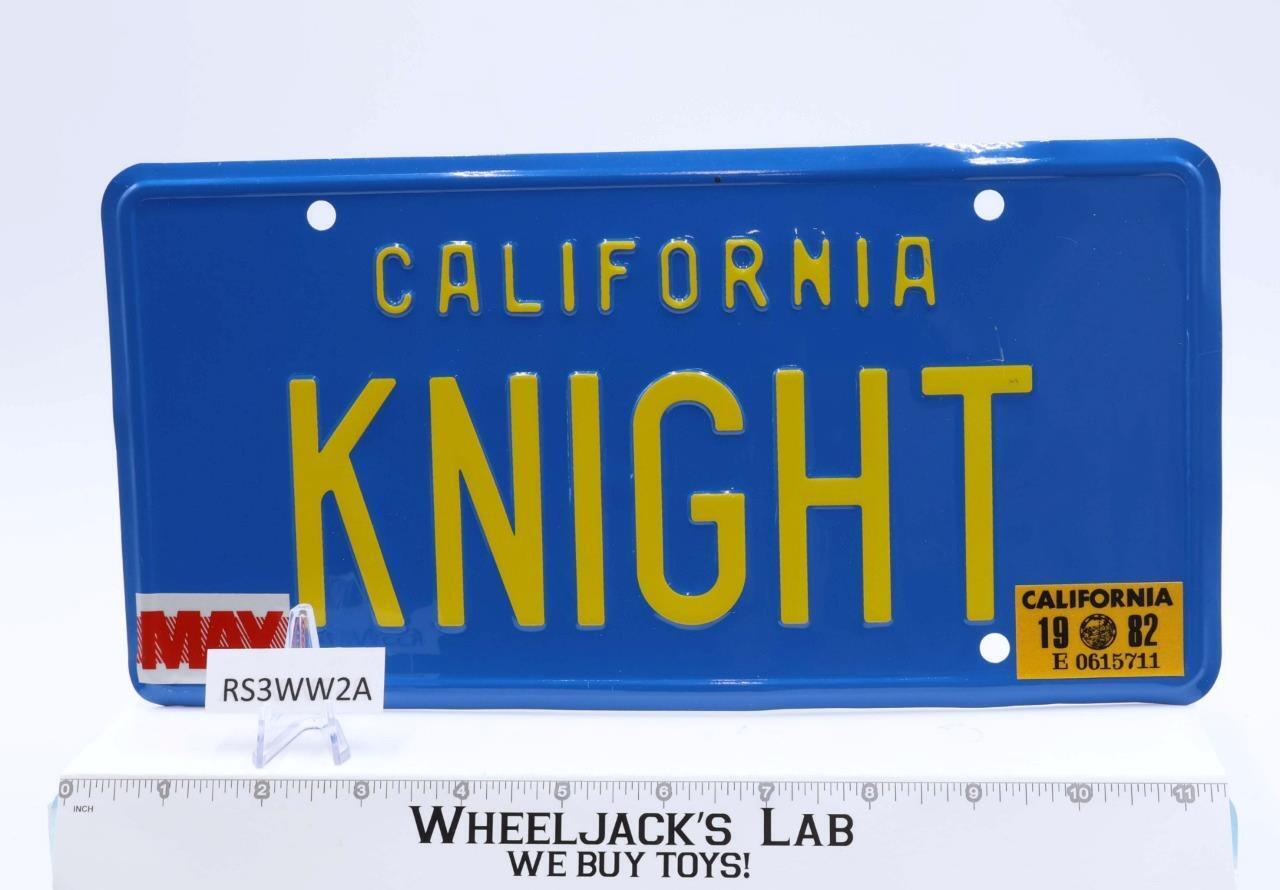 Knight Rider Metal California License Plate - Wheeljack's Lab