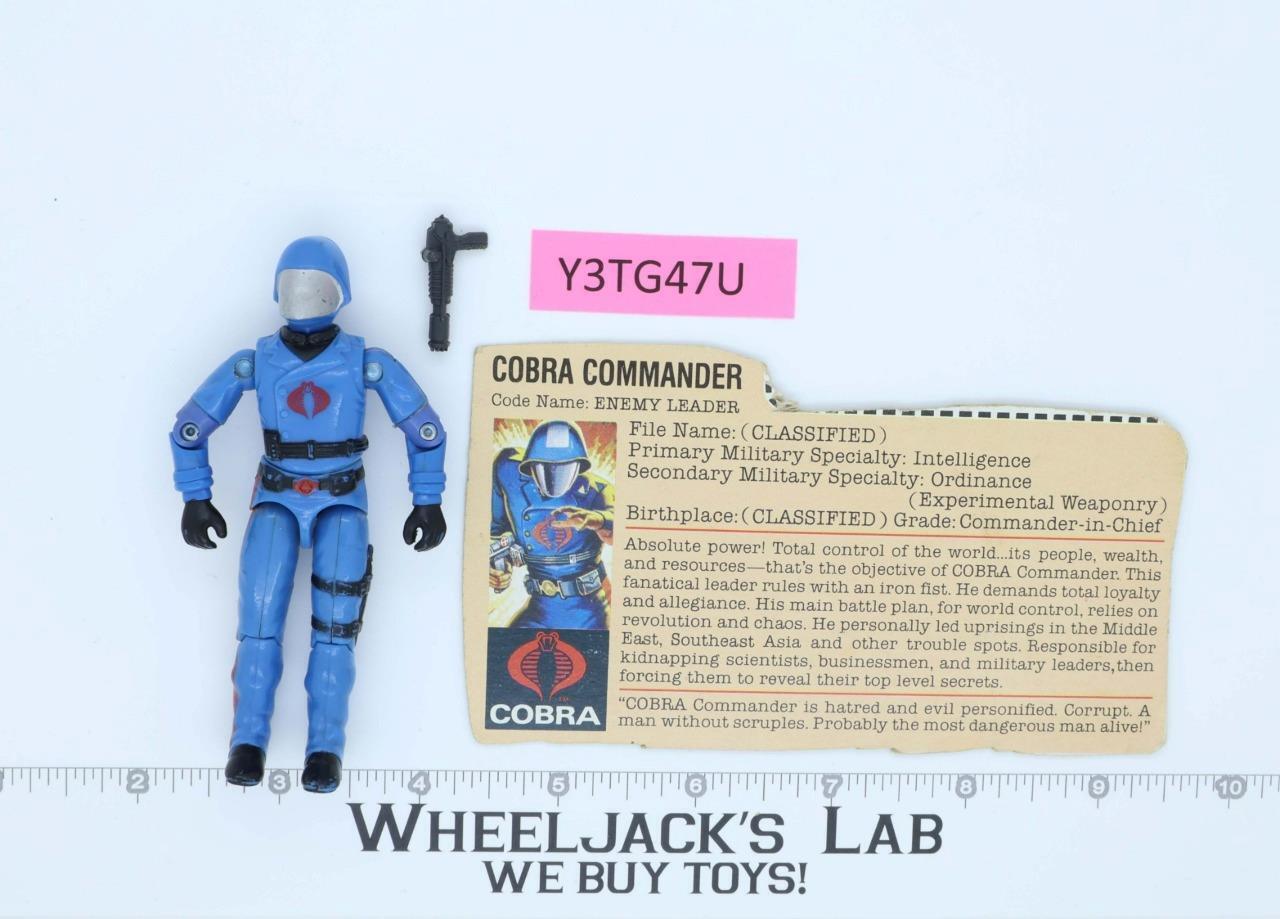 Cobra Commander V1.5 100% Complete 1983 G.I. Joe Vintage Hasbro Figure ...