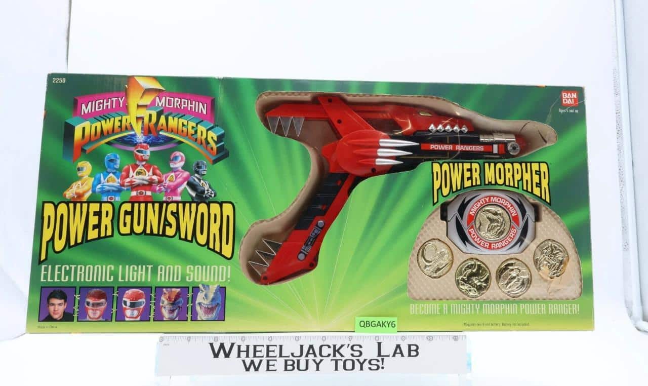 Power Gun/Sword Power Morpher WORKS Mighty Morphin Power Rangers 1993 ...