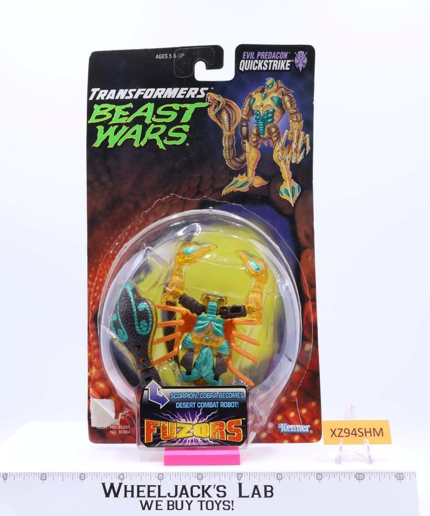 Quickstrike 100% Complete Fuzors Transformers Beast Wars 1997 Hasbro ...