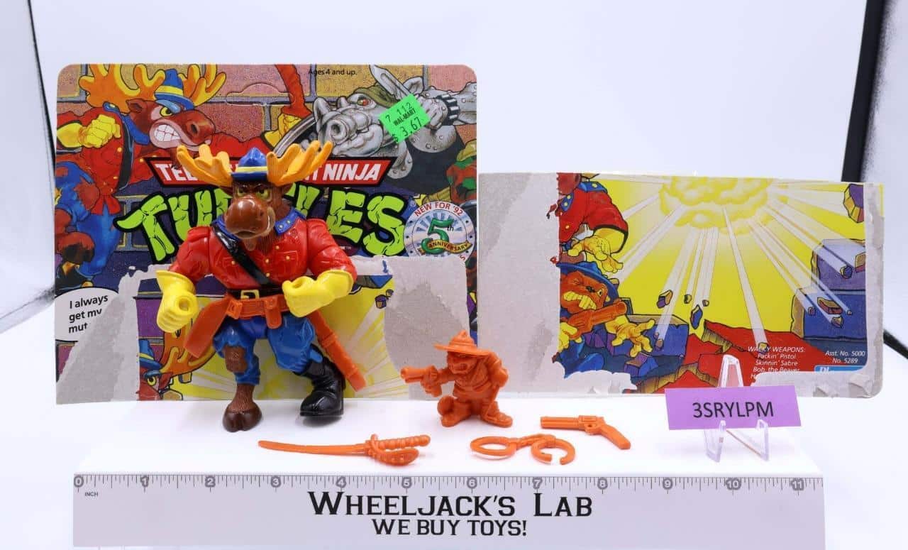 Monty Moose 100% Complete Teenage Mutant Ninja Turtle TMNT 1992 ...