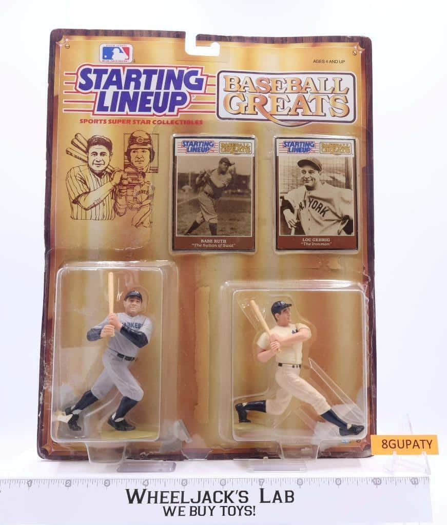 Babe Ruth & Lou Gehrig Baseball Greats Starting Lineup MLB 1989 NEW ...
