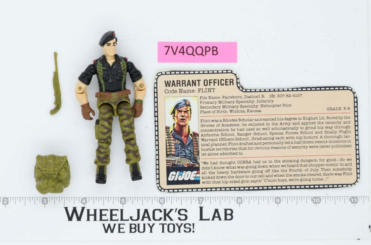 Flint V1 100% Complete 1985 G.I. Joe Hasbro Vintage Action Figure ...