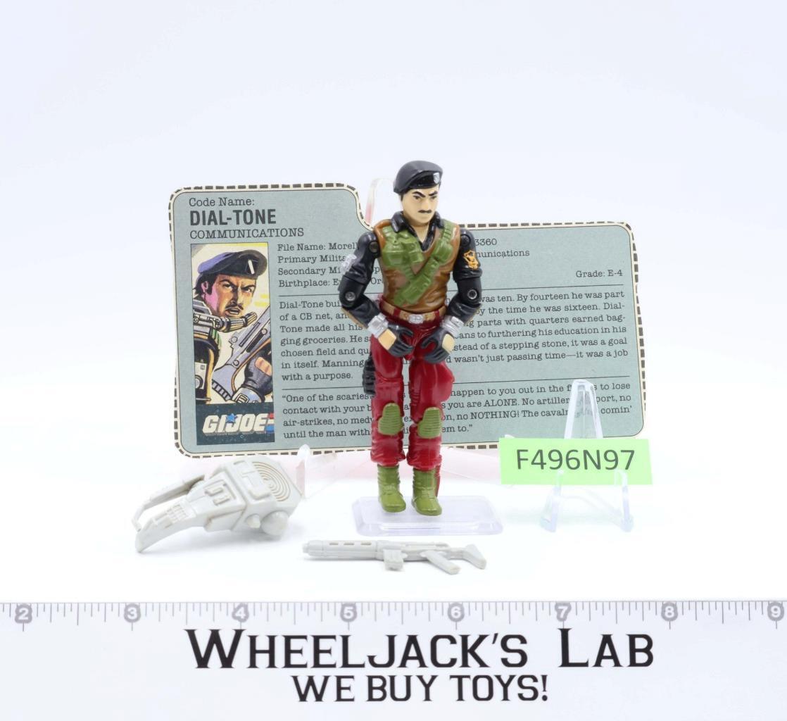 Dial-Tone MISSION BRAZIL V2 100% Complete 1986 G.I. Joe Hasbro Action ...