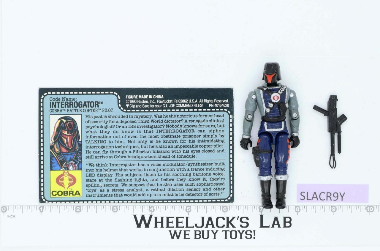 Interrogator V1 100% Complete 1991 G.I. Joe Hasbro Vintage Action ...
