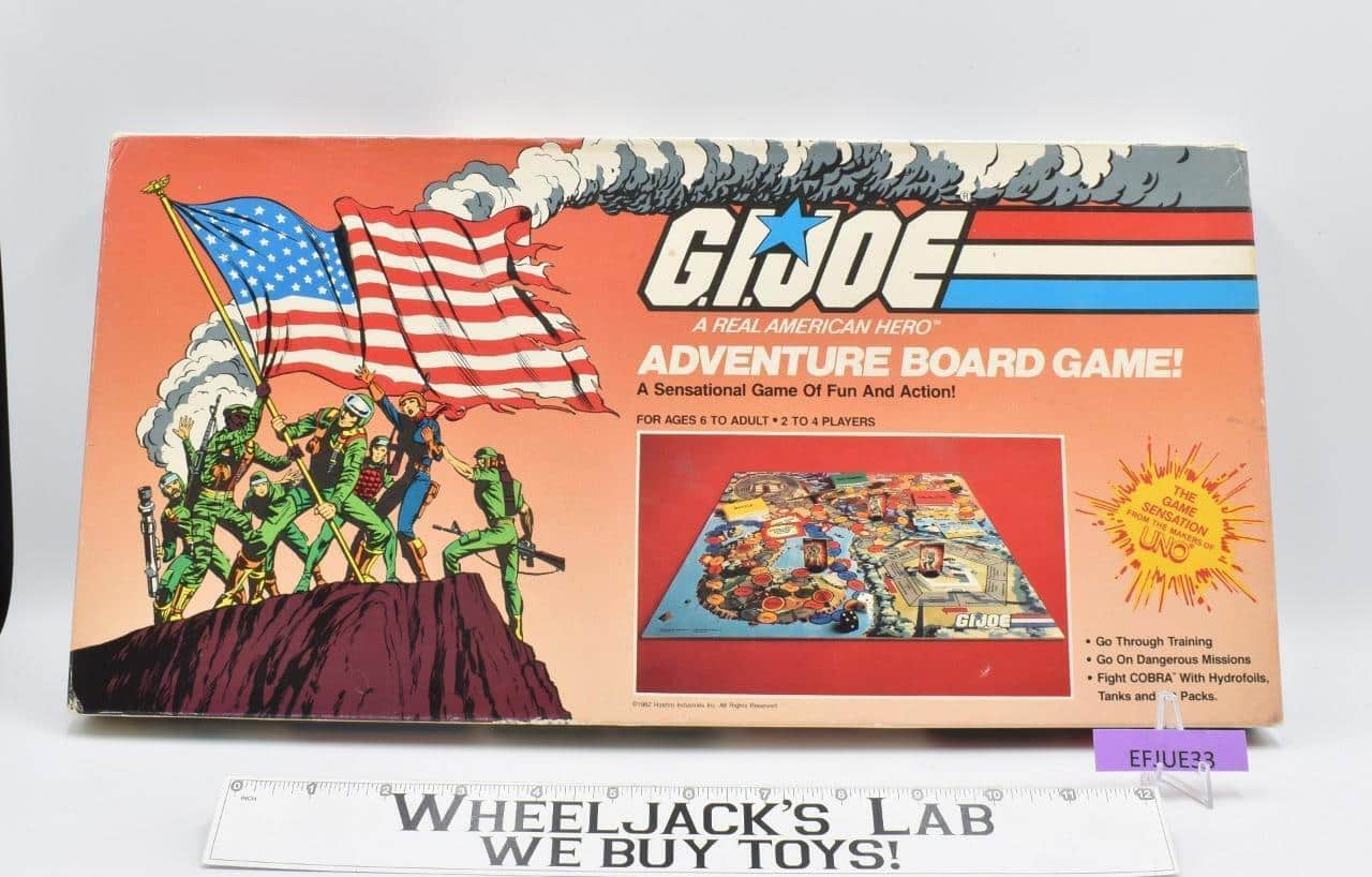 Adventure Board Game GI Joe A Real American Hero 1982 Hasbro Vintage ...