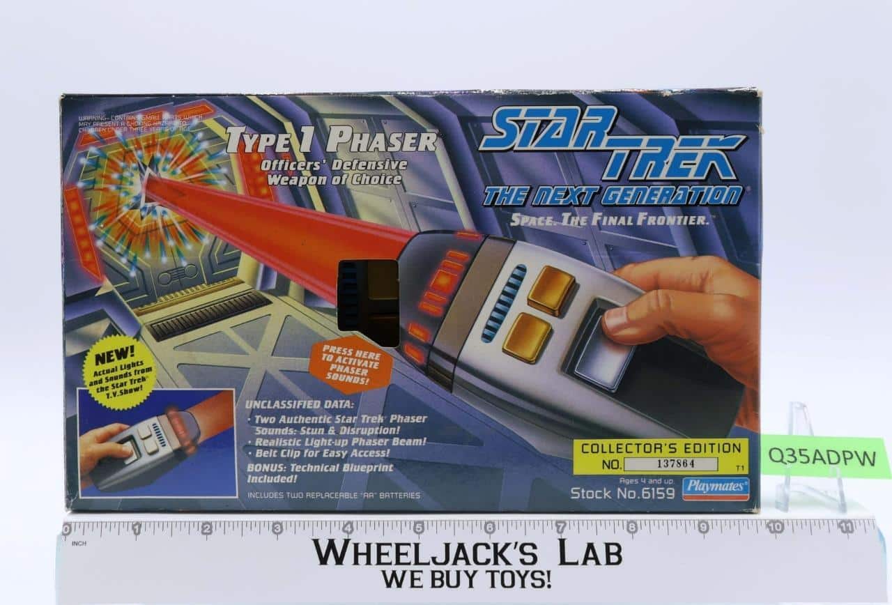 Type 1 Phaser Star Trek Next Generation 1994 Playmates Action Figure ...