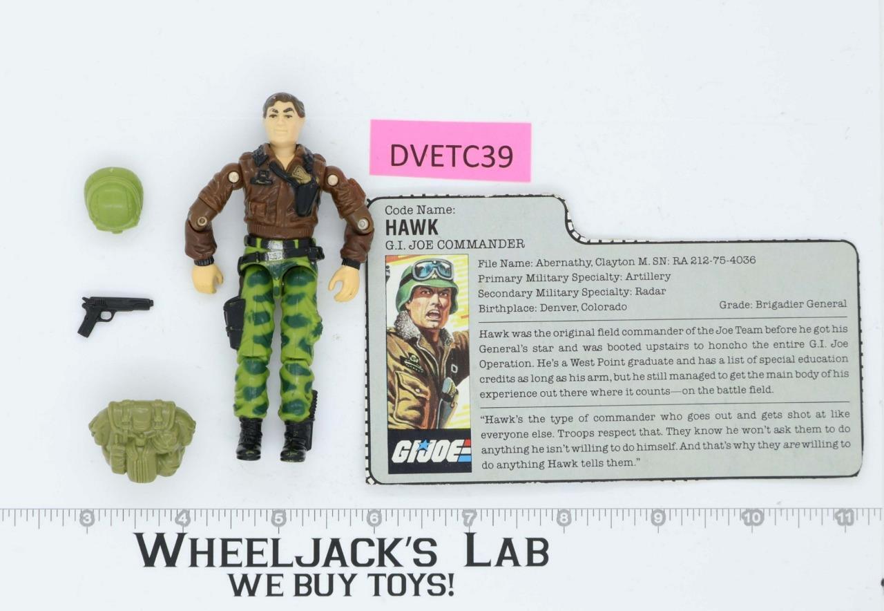 Hawk V2 100% Complete G.I. Joe 1986 Hasbro Vintage Action Figure ...