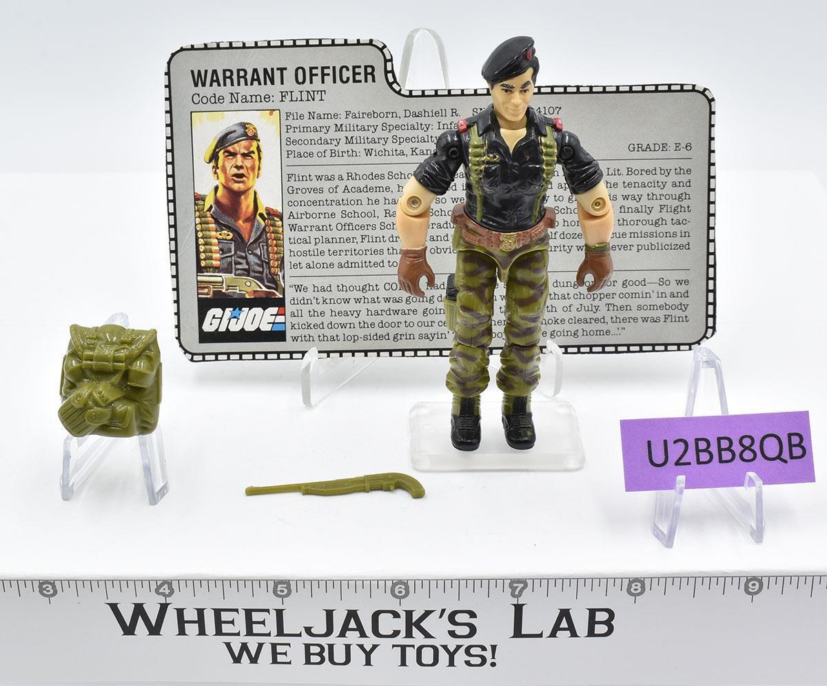 Flint V1 100% Complete G.I. Joe 1985 Hasbro Vintage Action Figure ...