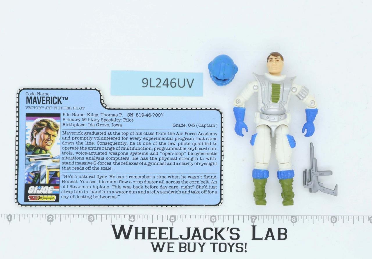 Maverick V1 100% Complete 1987 G.I. Joe Hasbro Vintage Action Figure ...