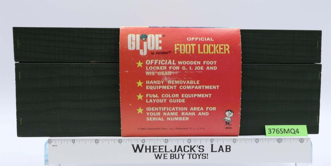 Wooden Footlocker Foot Locker GI Joe 1964 Hasbro Vintage NEW NO REPRO ...