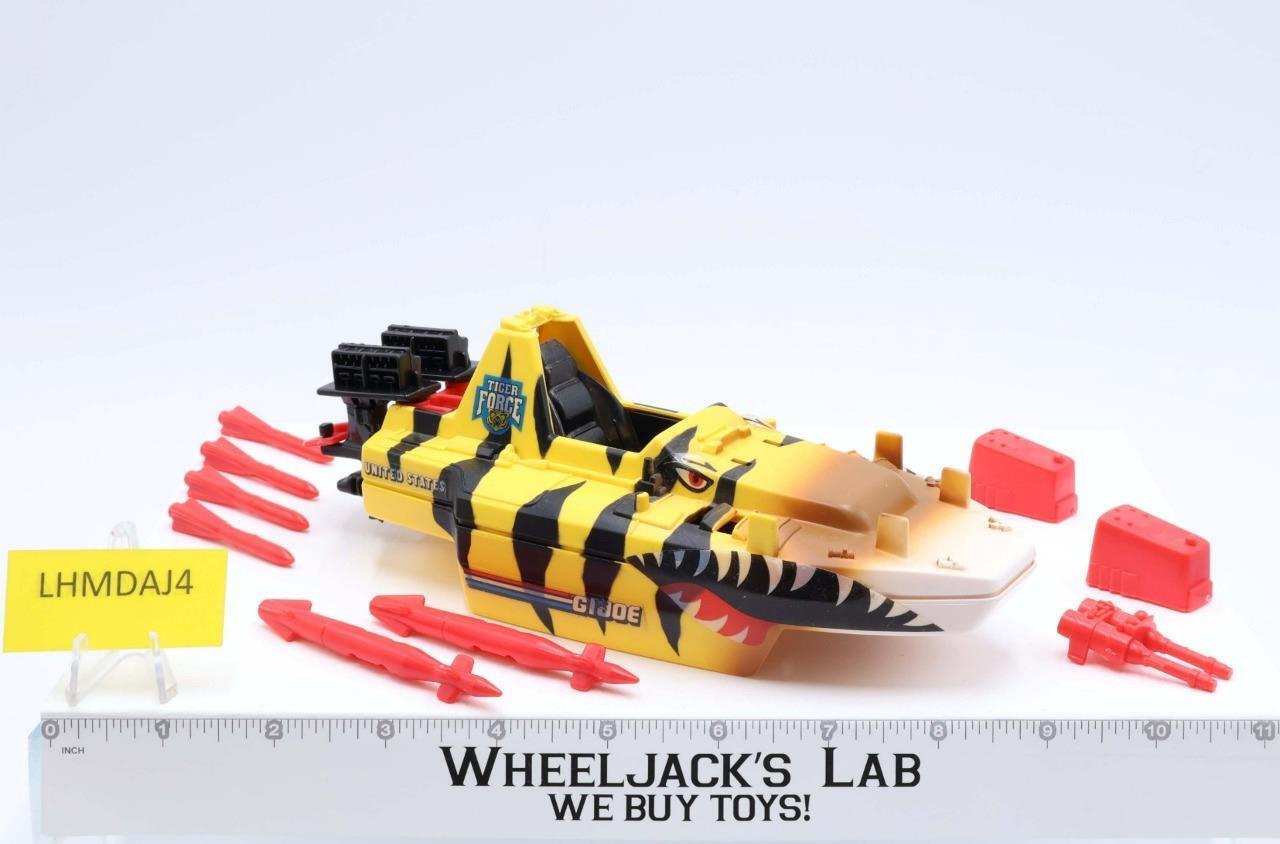 Tiger Shark 100% Complete GI joe Tiger Force 1988 Hasbro Action Figure ...