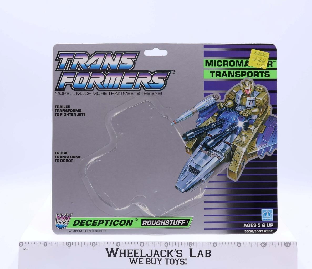 Roughstuff Cardback 1988 Vintage Hasbro G1 Transformers Action Figure ...