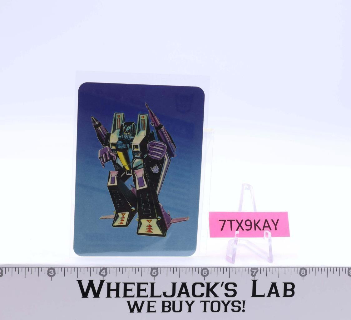 Skywarp Card 101 Variant Color 1985 G1 Transformers Action Trading ...