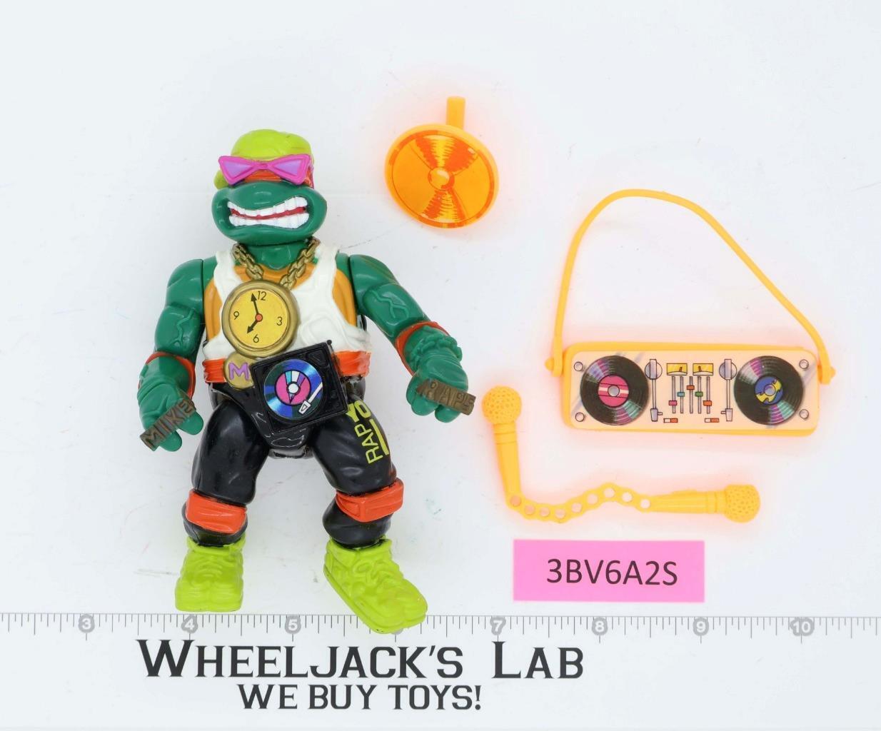 Rappin' Mike Teenage Mutant Ninja Turtles TMNT 1991 Playmates Vintage ...