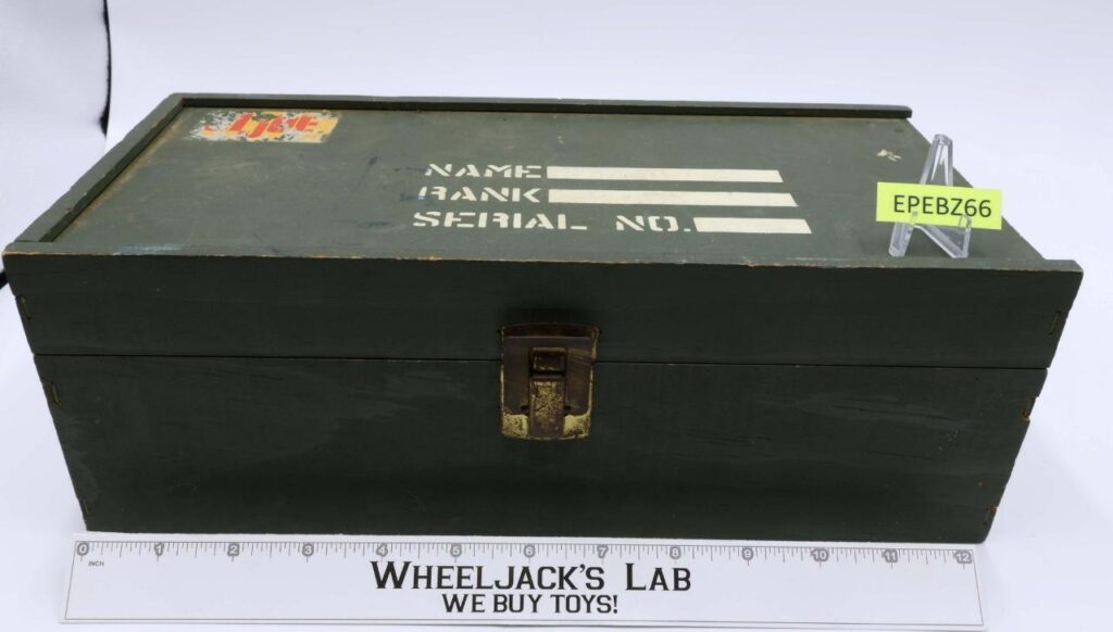 Wooden Footlocker Foot Locker 1964 GI Joe ARAH Hasbro Vintage ...