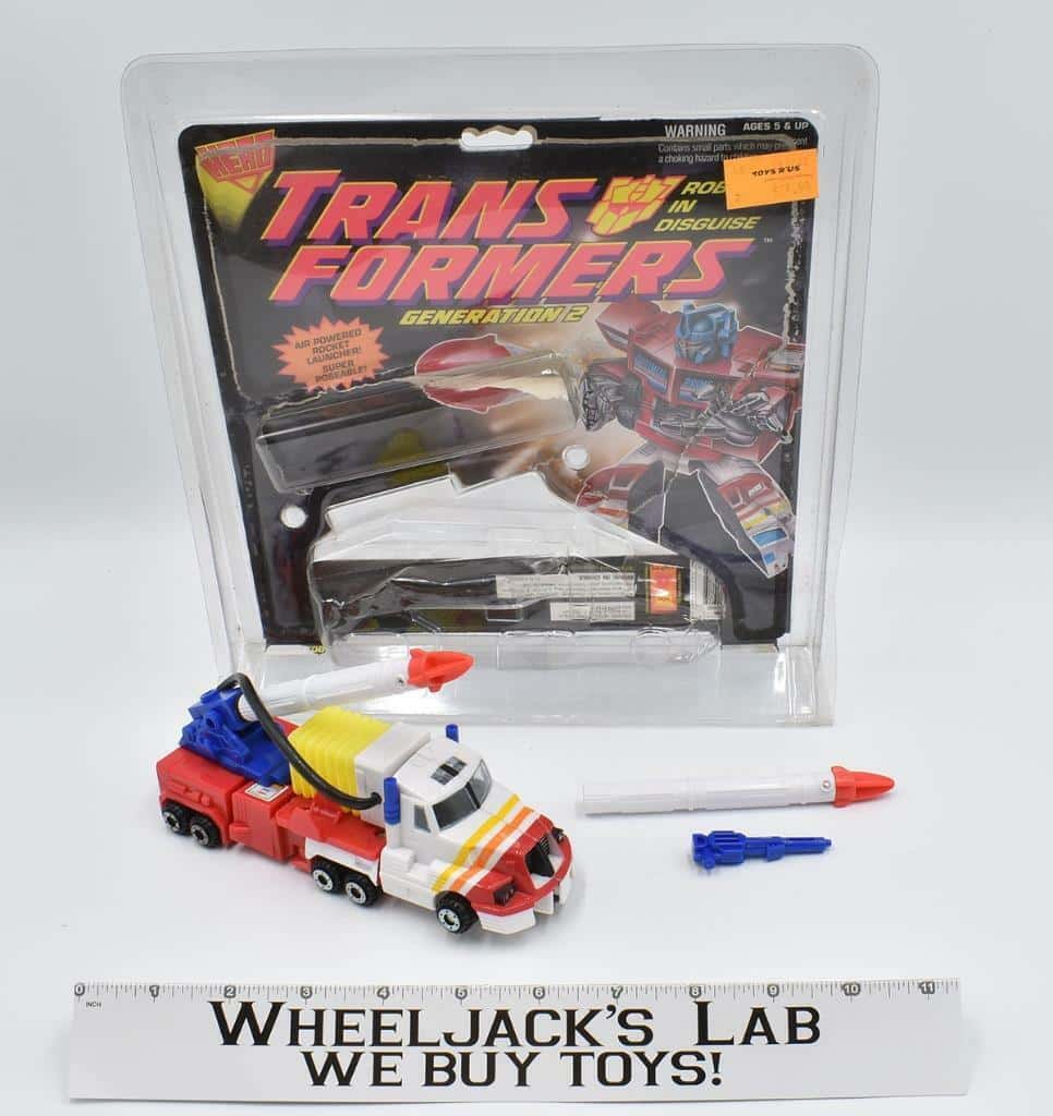 G2 Heroes Optimus Prime 100% Complete W/Box NEAR MINT 1994 Transformers ...