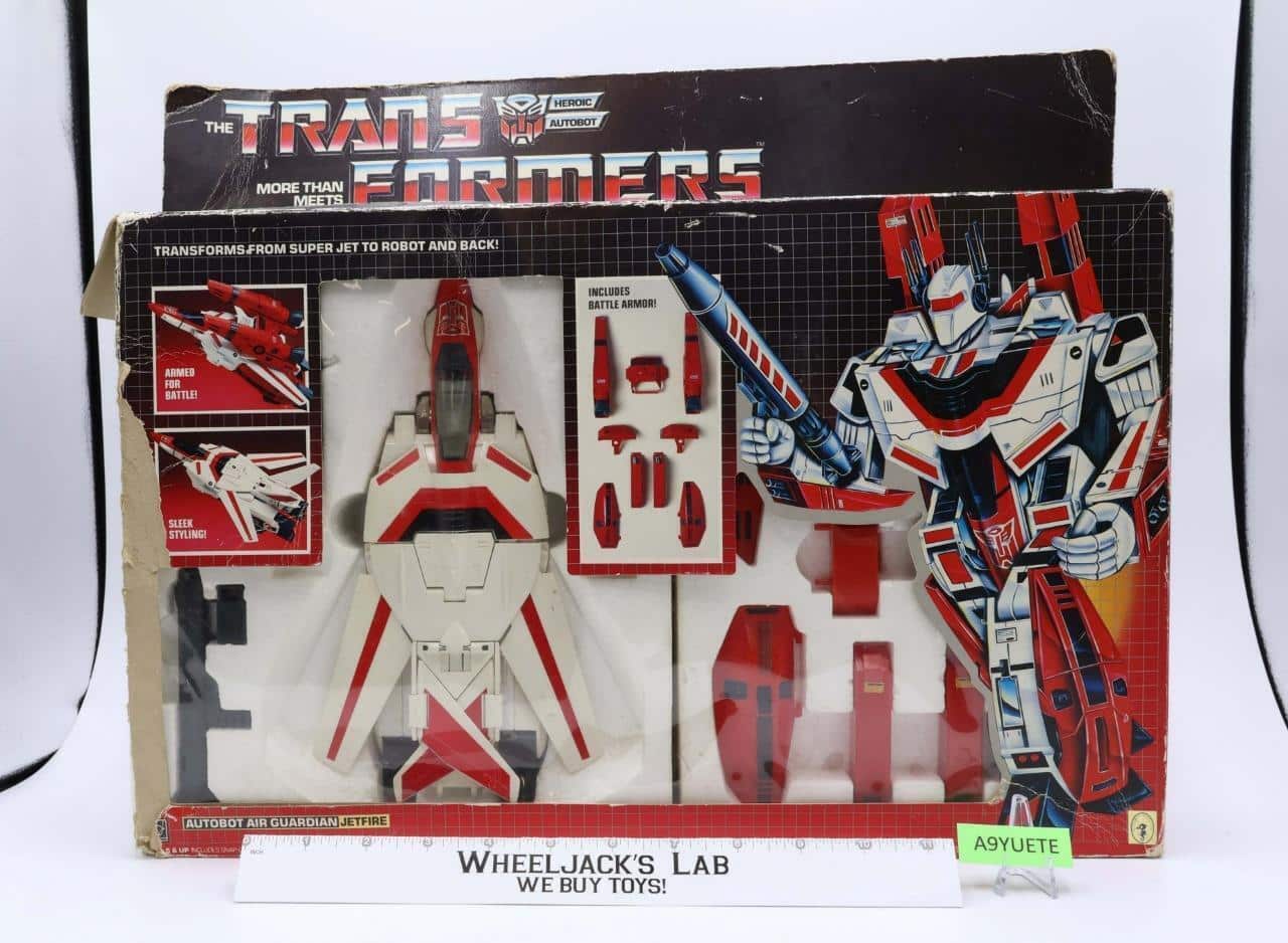 Jetfire 100% Complete W/ Box 1985 G1 Transformers Vintage Action Figure ...