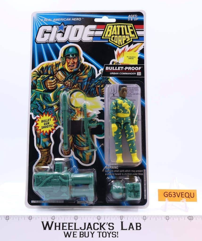 Bullet Proof GI Joe Battle Corps 1992 Hasbro Action Figure NEW MOSC ...