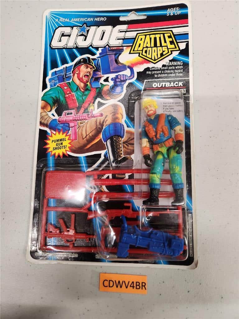 Outback Survival Specialist GI Joe Battle Corps 1992 Hasbro NEW MOSC ...