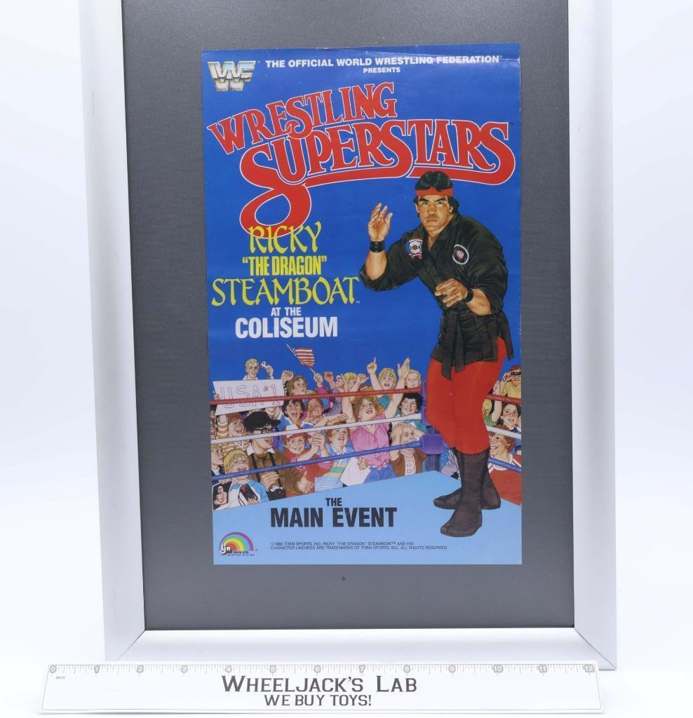 Ricky The Dragon Steamboat Original Poster 12x7.5 1985 WWF LJN ...