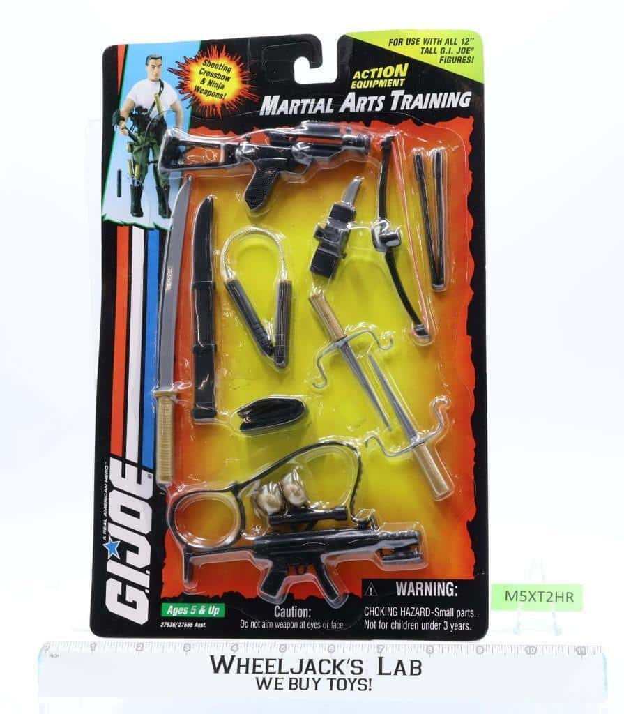Martial Arts Training Action Equipment GI Joe 12" MOSC 1993 Hasbro ...