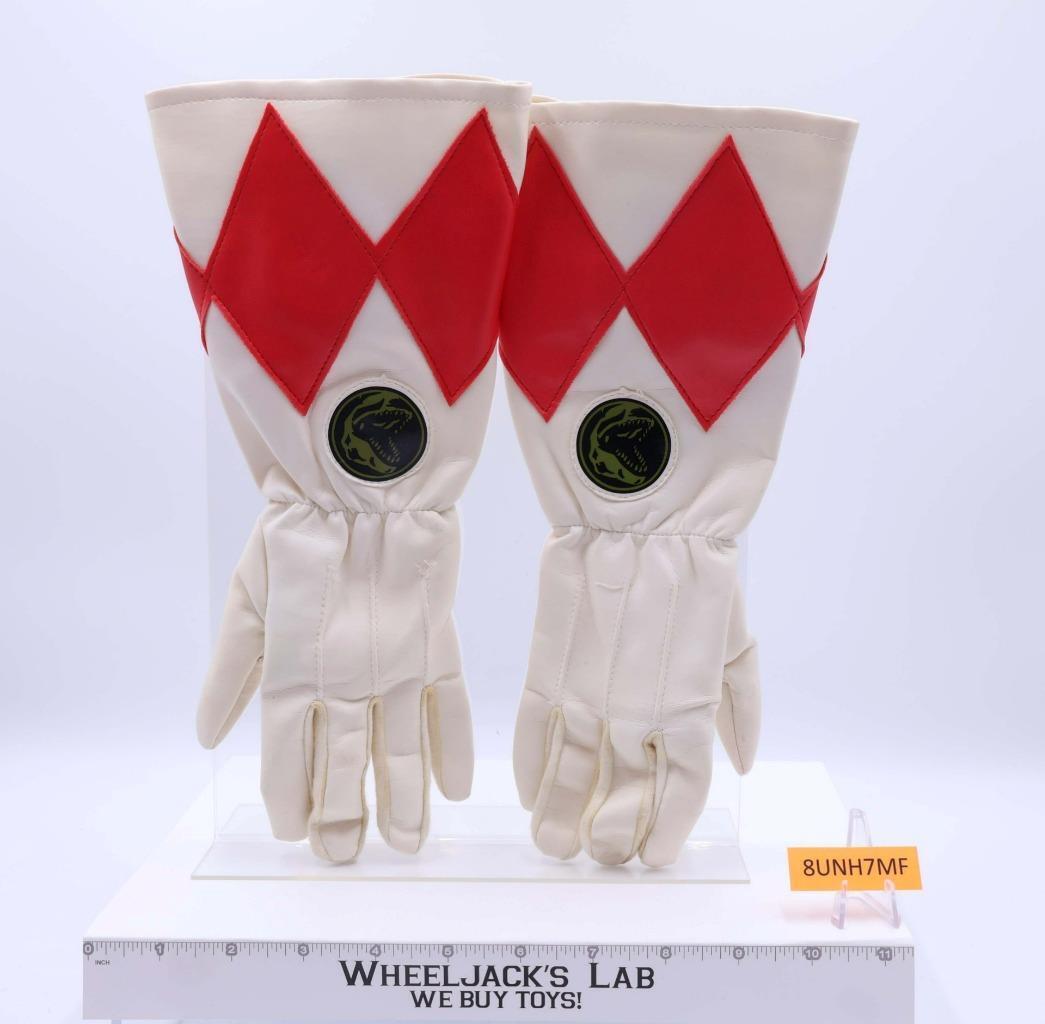 Red Ranger Gloves Mighty Morphin Power Rangers 1994 Bandai Role Play ...