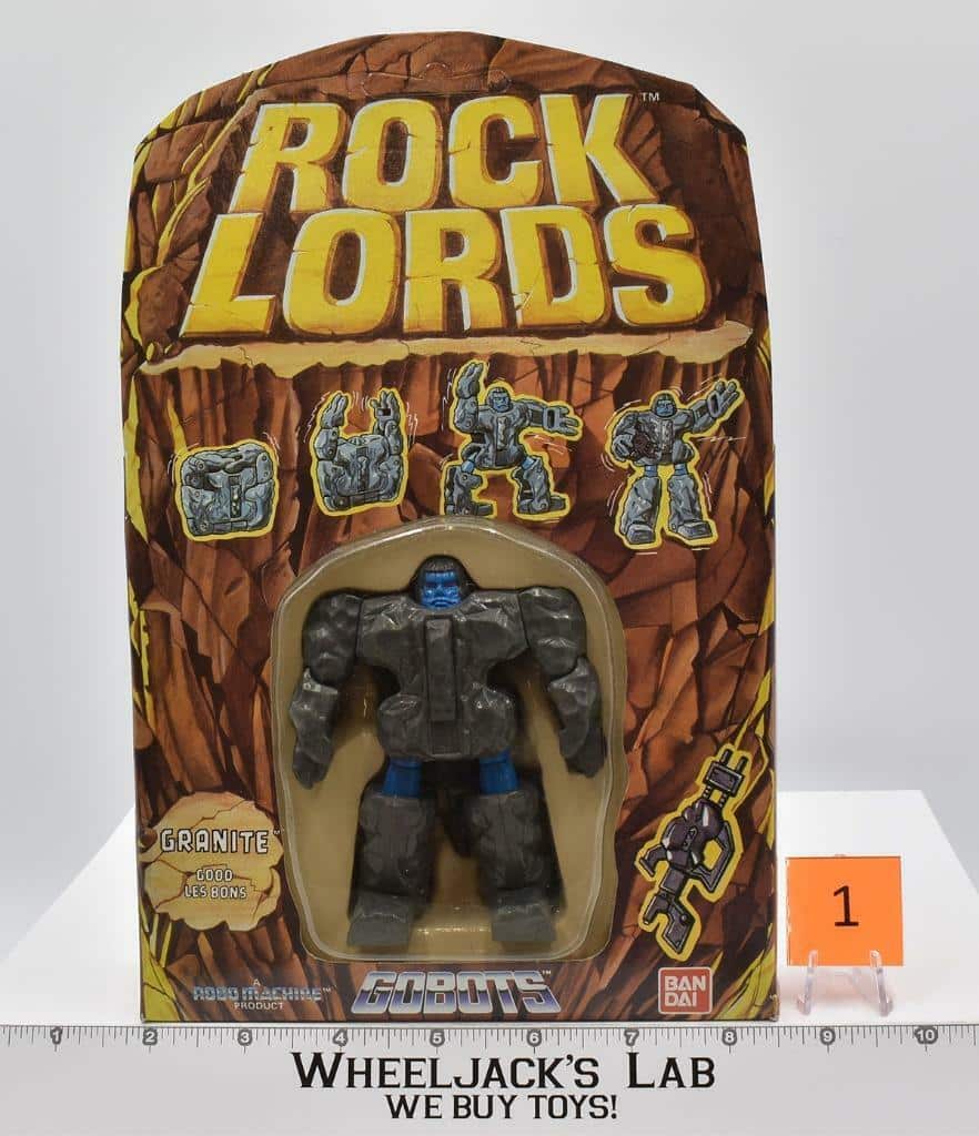 Granite #1 SEALED MISB European Rock Lords GOBOTS 1986 Bandai Action ...