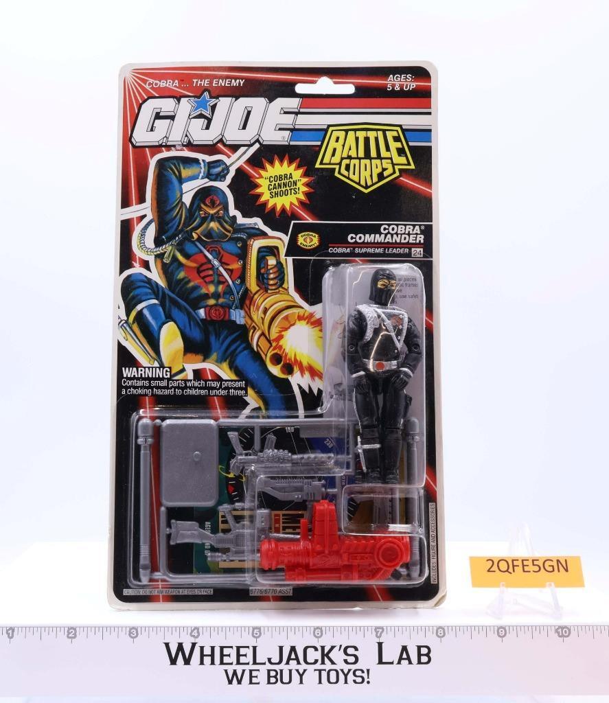 Cobra Commander Cobra Supreme Leader Battle Corps NEW MOSC 1992 GI Joe ...