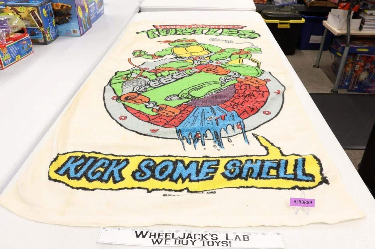 Kick Some Shell Beach Towel Teenage Mutant Ninja Turtle TMNT 1989 ...